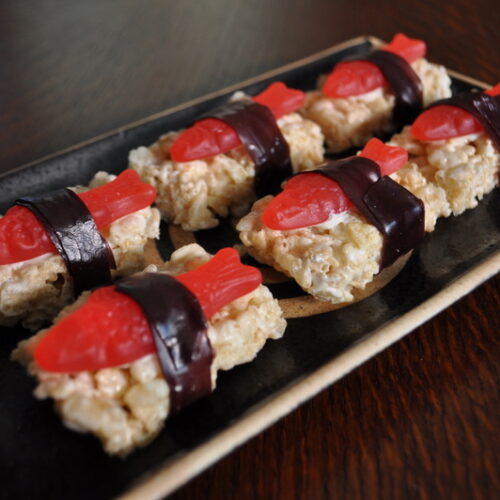 Rice Krispies Sushi - My Love For Cooking