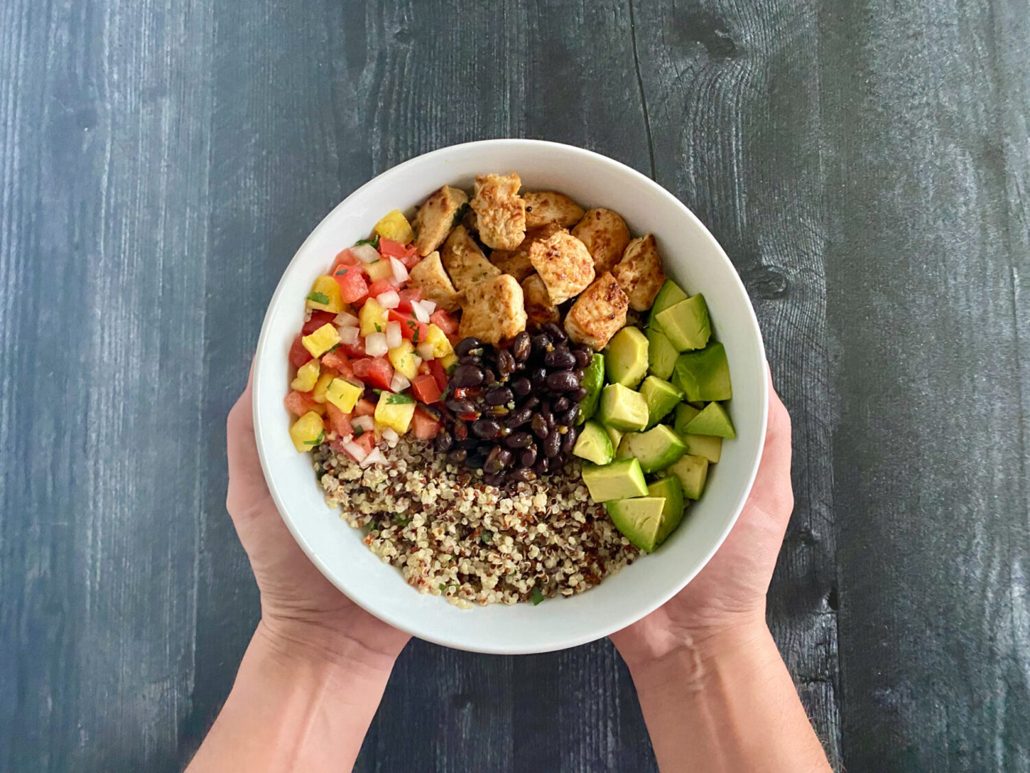 Mojo Chicken Buddha Bowl - My Love For Cooking
